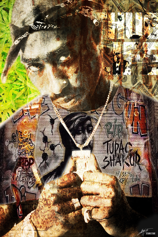 THUG LIFE Tupac Tribute - Art Hip-Hop Fair Fab